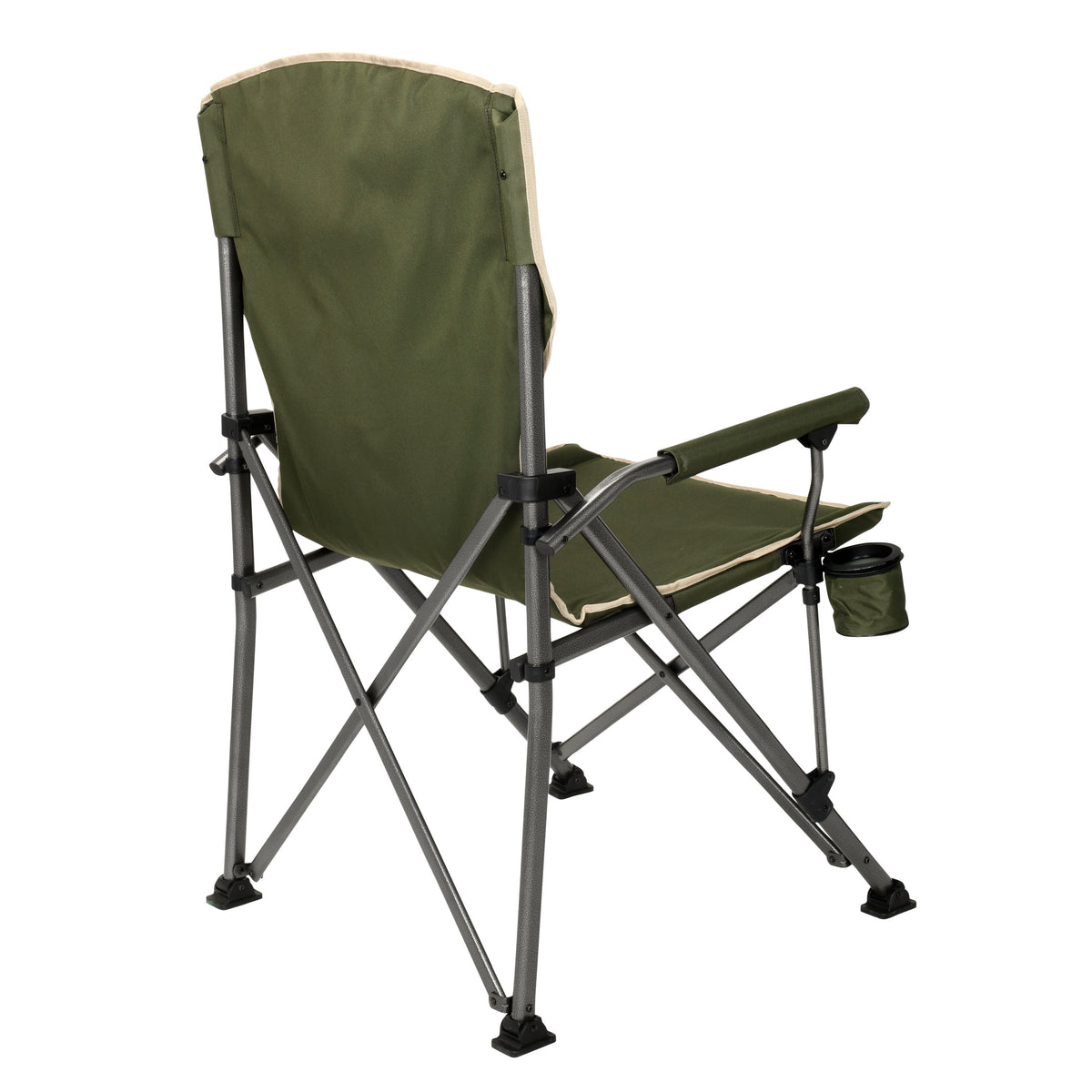 Slumberjack Glacier Basin XXL Hard Arm Adult Quad Chair, with Oversize ...