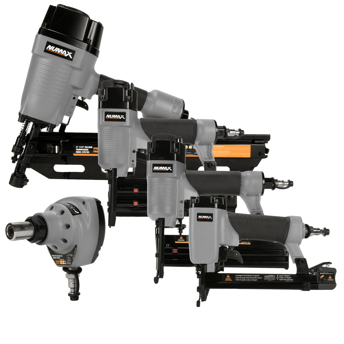 Numax 5 Piece Framing and Finish Combo Nail Gun Kit – Shop Binh Ngao